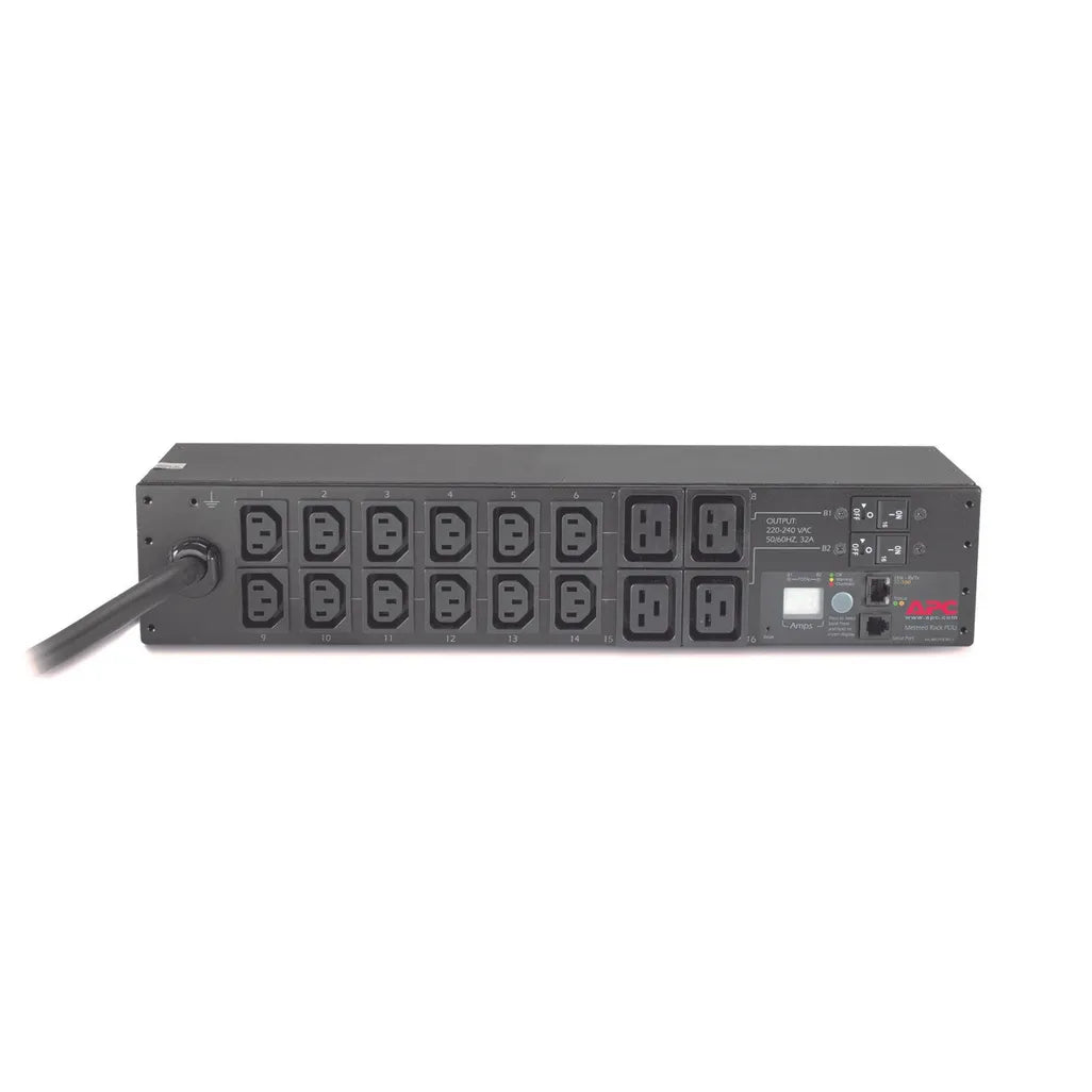 APC RACK PDU METERED 2U 32A 230V (12) C13 & (4) C19 – TecAfrica Solutions