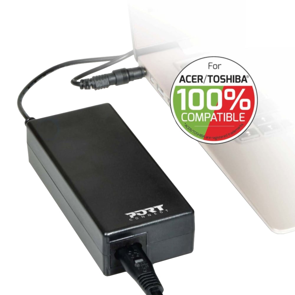 Port Connect 65W Notebook Adapter Acer and Toshiba – TecAfrica Solutions