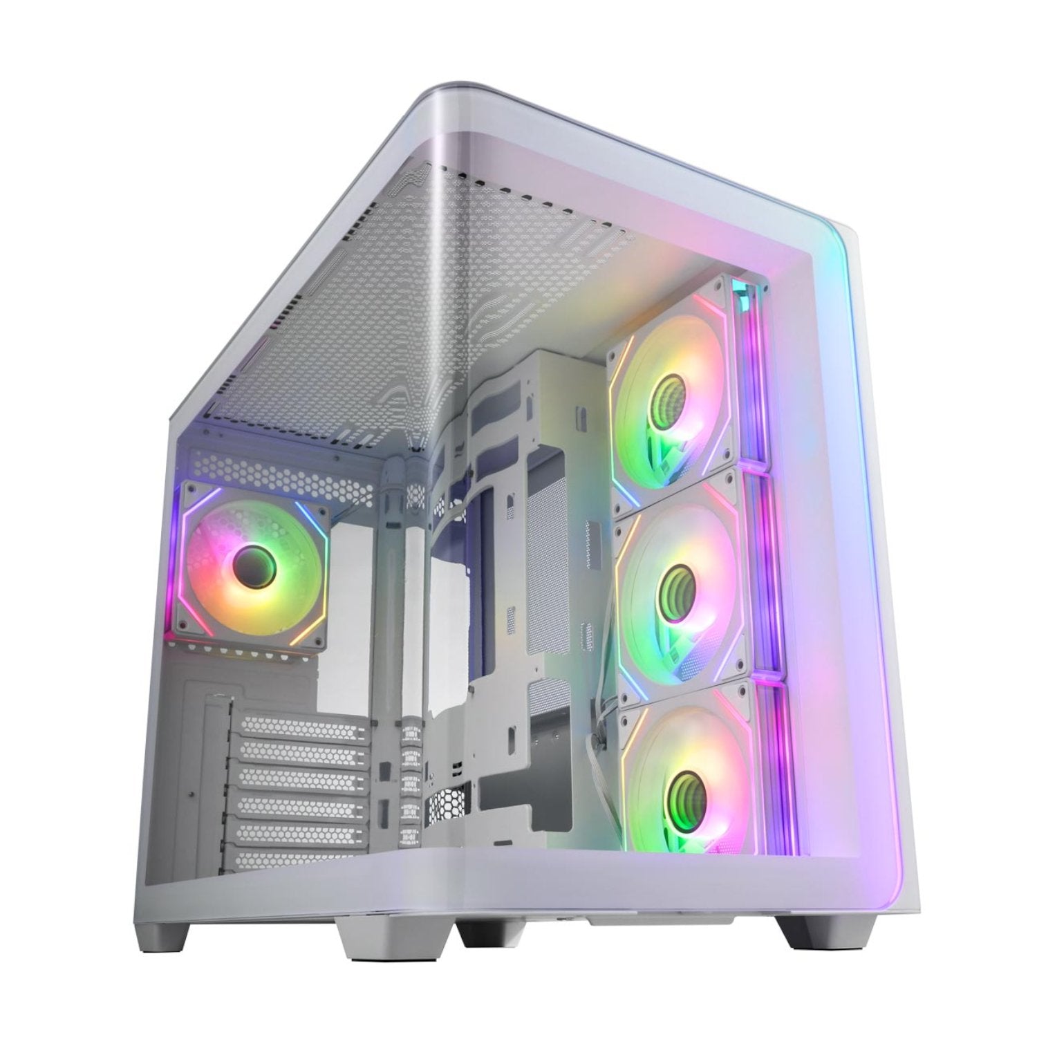 FSP M580 ARGB ATX Mid Tower Gaming Chassis - White – TecAfrica Solutions