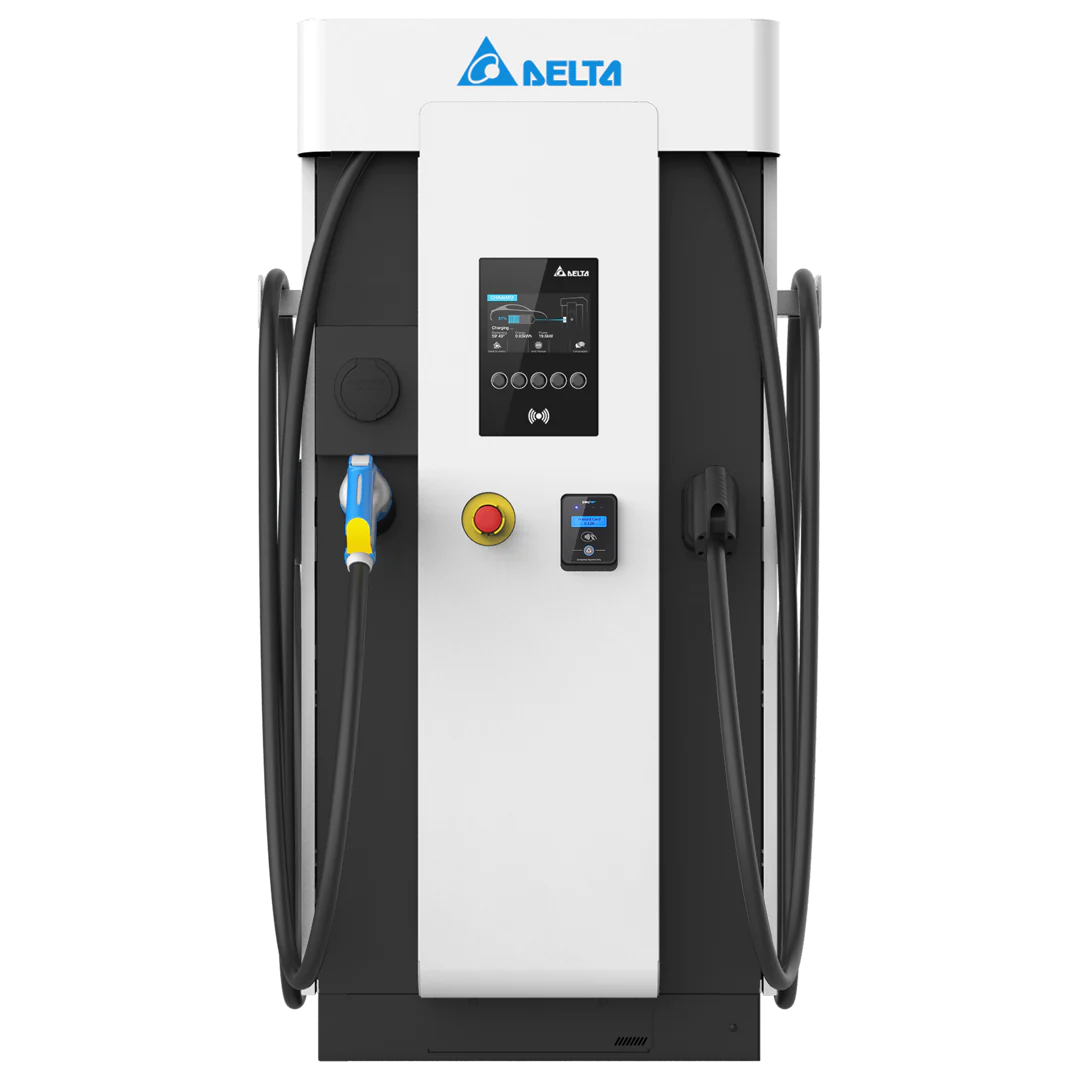 Delta EV Fast charger, 50kW, 920VDC, 2xCCS2 guns – TecAfrica Solutions