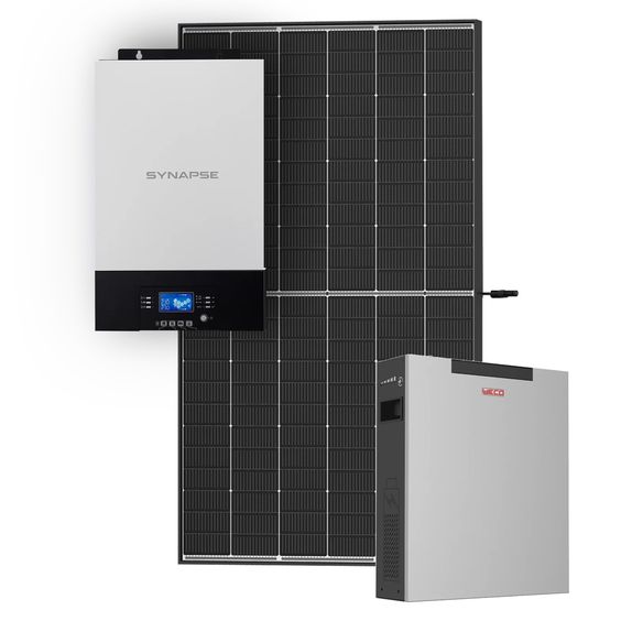 ECONOMY KITS 2 - SYNAPSE 5.0K+, TRINA SOLAR 6X 420W PANELS & WECO 4K4L ...