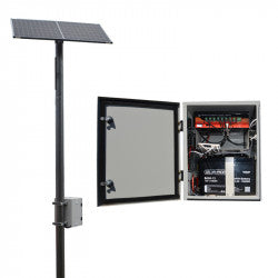 Solar kit RSM POE Switch Encl Solar Panel Batt - Max 50W Excl Pole ...