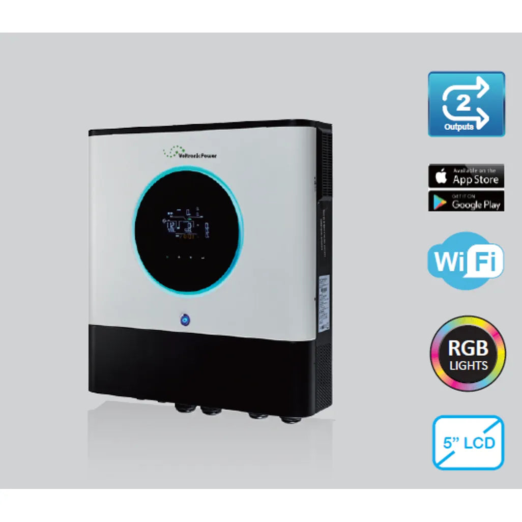 RCT AXPERT MX2 11KVA TWIN 11KW INVERTER 48V DUAL OUTPUT 2x5500W MPPT B – TecAfrica Solutions