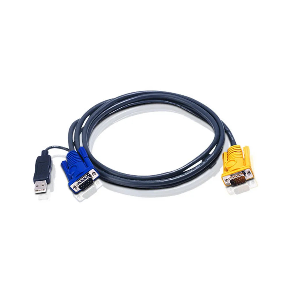 RCT - KVM CONSOLE CABLE 1.8M TO 3 USB (USE WITH KLB-108) – TecAfrica ...