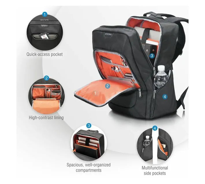 EVERKI EKP107 ADVANCE 15.6'' NOTEBOOK BACKPACK – TecAfrica Solutions